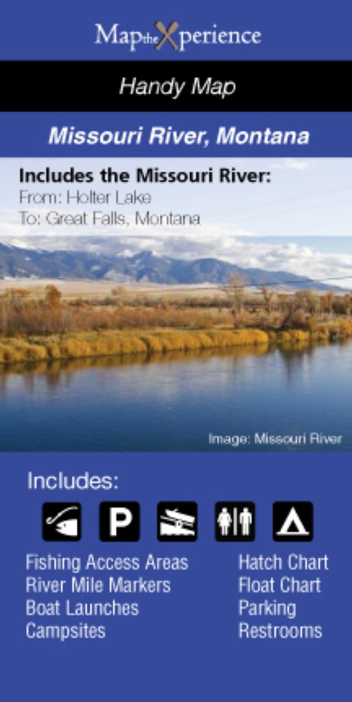 Buy map: Missouri River, Montana Fishing Map – YellowMaps Map Store
