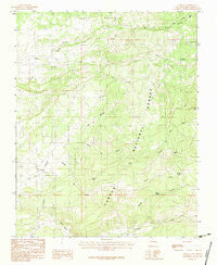 Buy topo map Cebolla NM, 1983 – YellowMaps Map Store