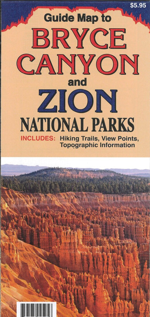 Buy map: Bryce Canyon and Zion National Parks Guide Map – YellowMaps Map Store