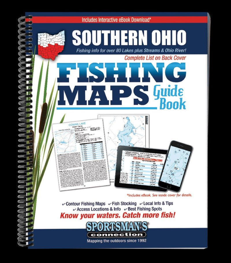 Buy map: Southern Ohio Fishing Map Guide – YellowMaps Map Store