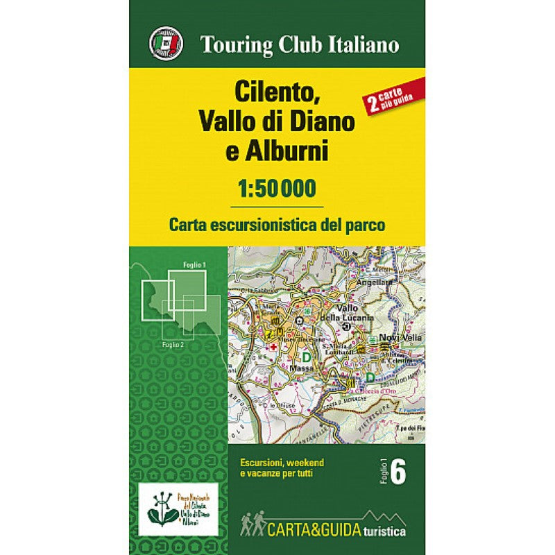 Buy map: Cilento National Park Hiking Map Bundle: 2 Maps + Guide ...