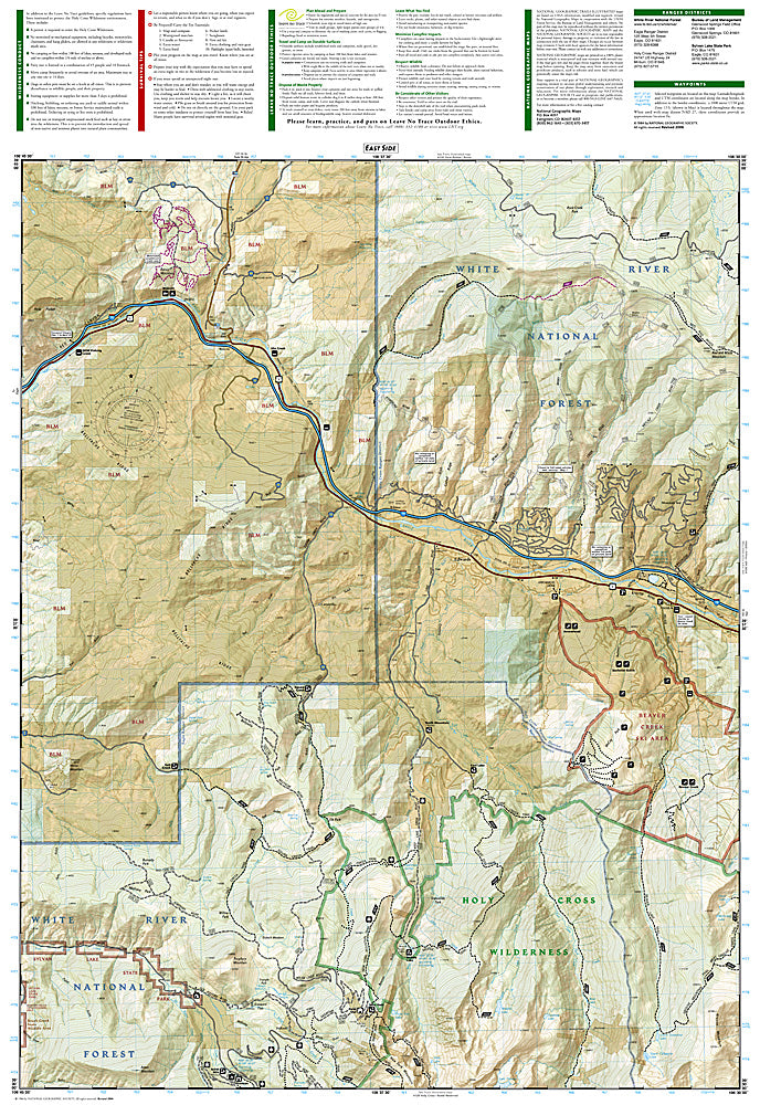 Buy map: Eagle and Avon, Colorado, Map 121 by National Geographic Maps ...