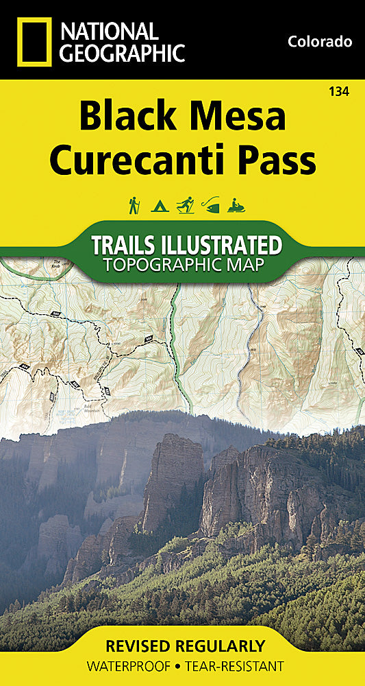 Buy map: Black Mesa and Curecanti Pass, Colorado, Map 134 by National ...