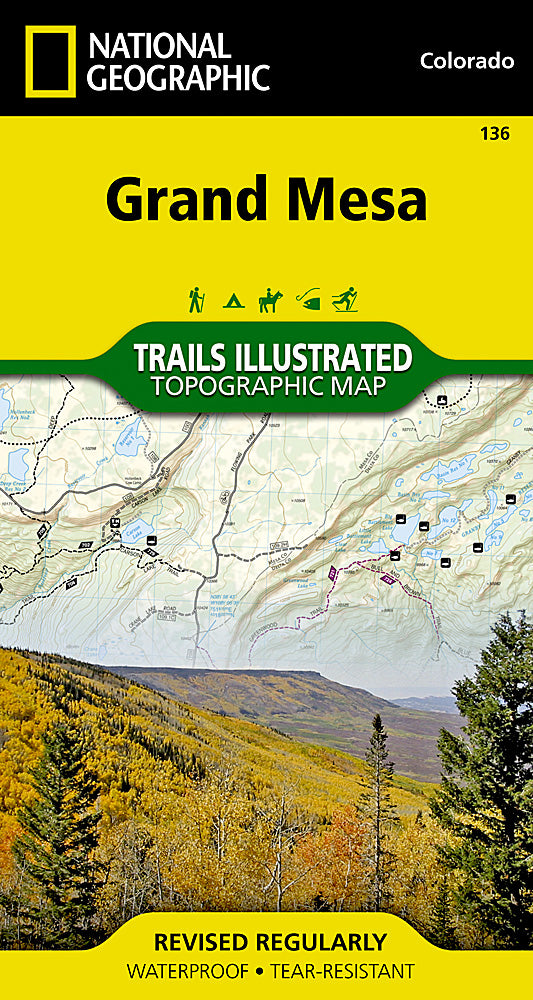 Buy map: Grand Mesa, Map 136 by National Geographic Maps – YellowMaps ...