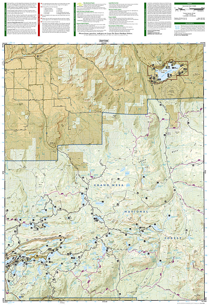 Buy map: Grand Mesa, Map 136 by National Geographic Maps – YellowMaps ...