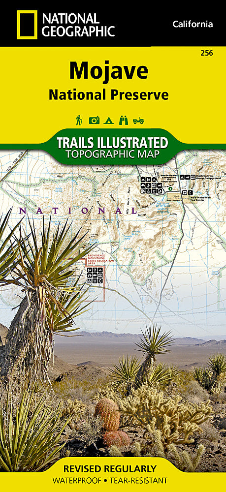 Buy map: Mojave National Preserve, Map 256 by National Geographic Maps ...