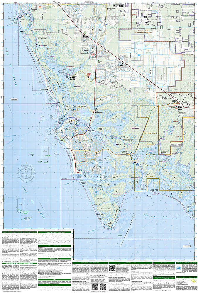 Buy map: Ten Thousand Islands, Marco Island, Map 402 by National ...