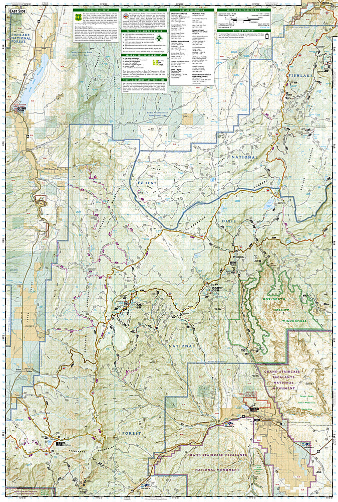 Buy map: Bryce and Mount Dutton, Utah by National Geographic Maps ...