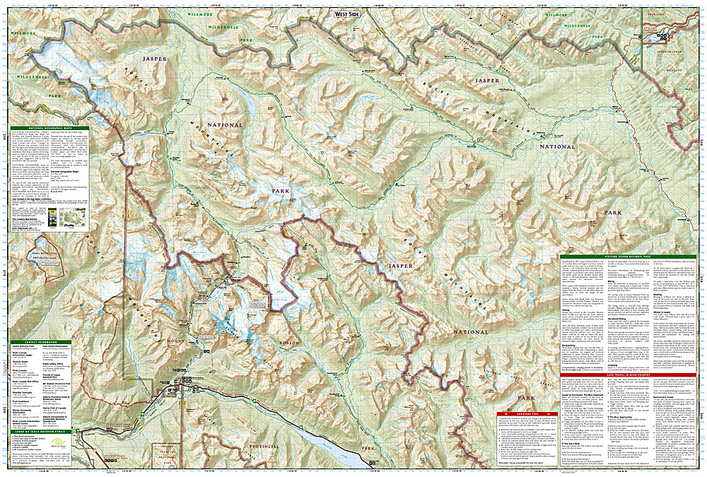 Buy map: Jasper, North, Map 903 by National Geographic Maps ...