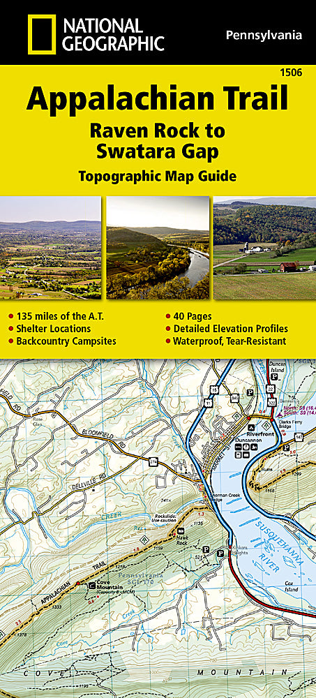 Buy map: Appalachian Trail Topographic Map Guide, Raven Rock to ...
