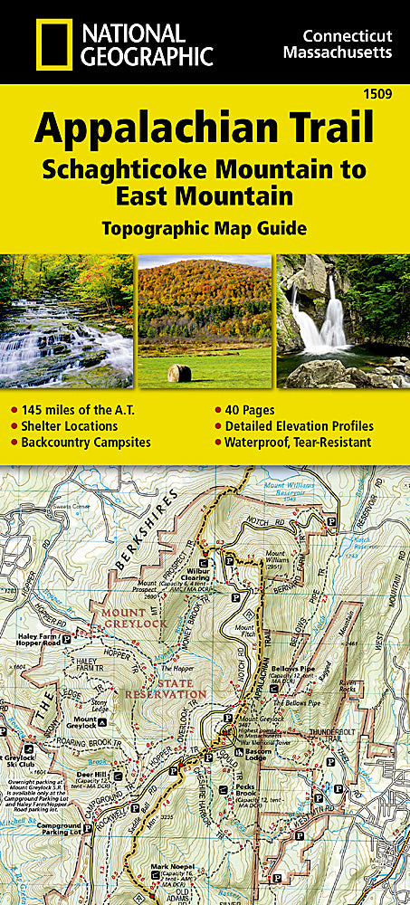 Buy map: Appalachian Trail Topographic Map Guide, Schaghticoke ...