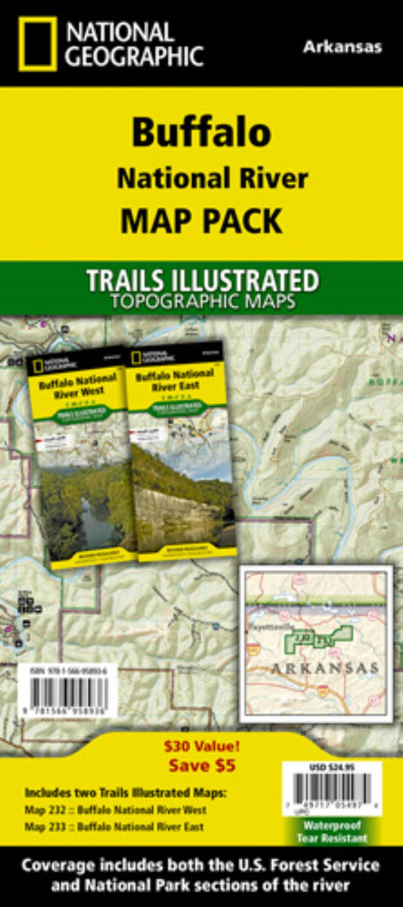 Buy map: Buffalo National River [Map Pack Bundle] – YellowMaps Map Store