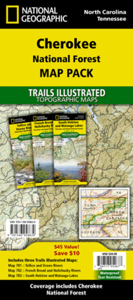 Buy map: Cherokee National Forest [Map Pack Bundle] – YellowMaps Map Store
