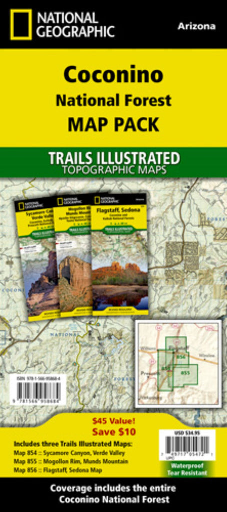 Buy map: Coconino National Forest [Map Pack Bundle] – YellowMaps Map Store