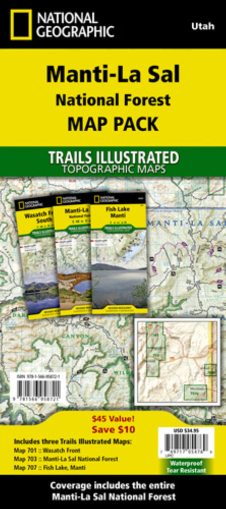 Buy map: Manti-La Sal National Forest [Map Pack Bundle] – YellowMaps ...