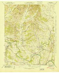 Buy topo map Godwin TN, 1941 – YellowMaps Map Store