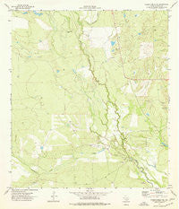 Buy topo map Caiman Creek NE TX, 1974 – YellowMaps Map Store