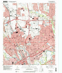 Buy topo map Haltom City TX, 1995 – YellowMaps Map Store