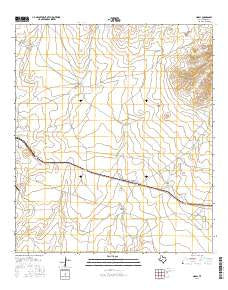 Buy topo map Nopal TX, 2016 – YellowMaps Map Store