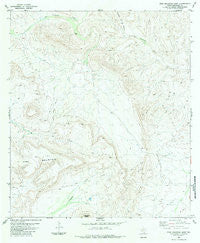 Buy topo map Pine Mountain East TX, 1983 – YellowMaps Map Store