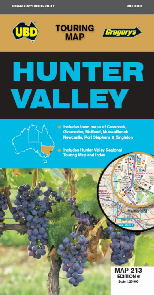 Buy map: Hunter Valley – YellowMaps Map Store