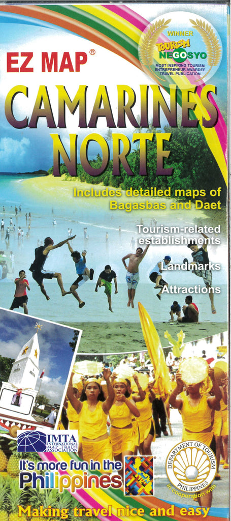 Buy map: Camarines Norte Tourist Map – YellowMaps Map Store