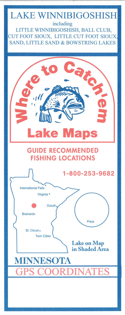 Buy map: LAKE WINNIBIGOSHISH Fishing Map – YellowMaps Map Store