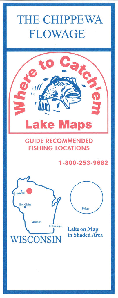 Buy map: CHIPPEWA FLOWAGE Fishing Map – YellowMaps Map Store
