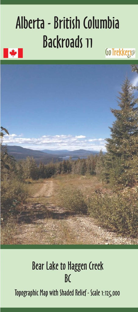 Buy Alberta British Columbia Backroads map 11 – YellowMaps Map Store