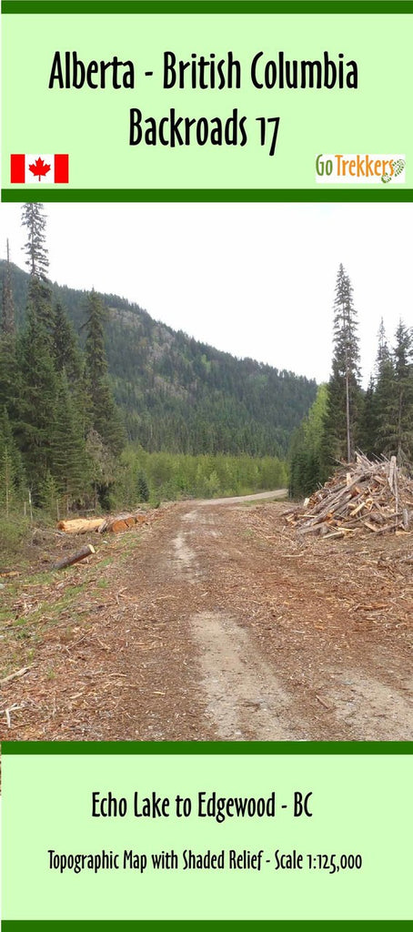 Buy Alberta British Columbia Backroads set of 18 maps – YellowMaps Map ...