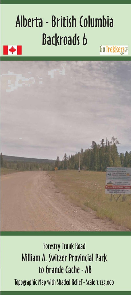 Buy Alberta British Columbia Backroads map 07 – YellowMaps Map Store