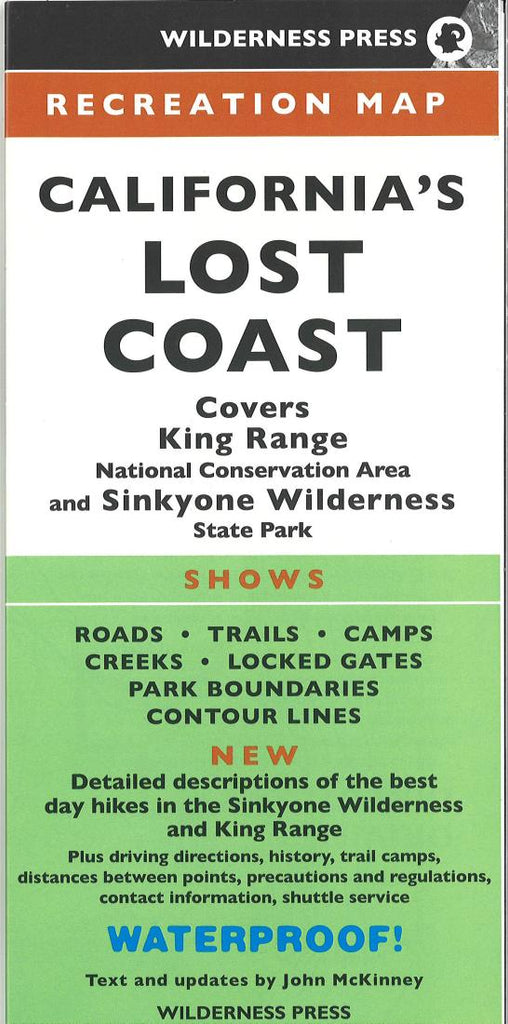Buy map: Californias Lost Coast : covers King Range National ...