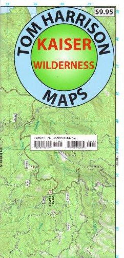 Buy map: Kaiser Wilderness by Tom Harrison Maps – YellowMaps Map Store