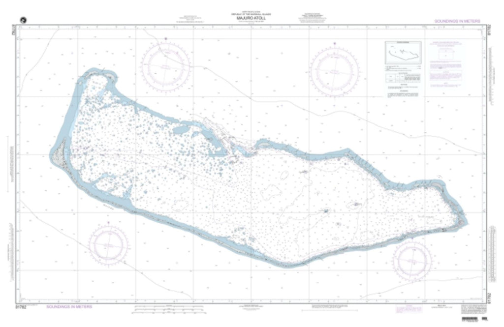 Buy map: Majuro Atoll, Marshall Islands (NGA-81782-2) by National ...