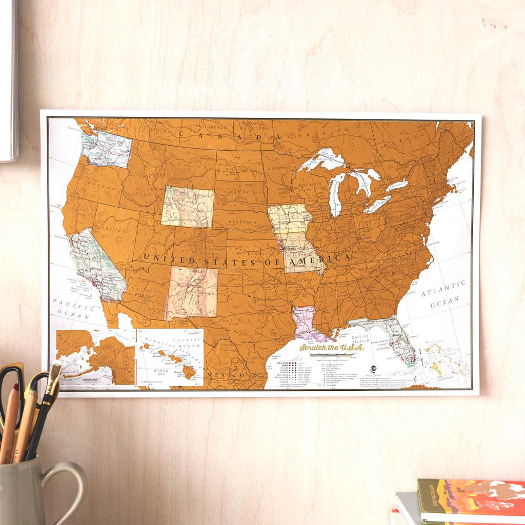 Buy map: Scratch-Off United States Map - Travel – YellowMaps Map Store