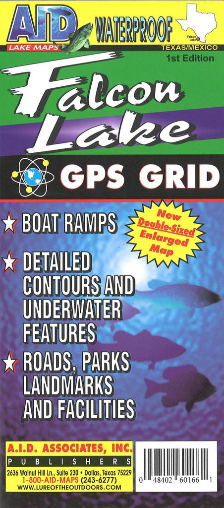 Buy map: Falcon Lake Fishing Map – YellowMaps Map Store
