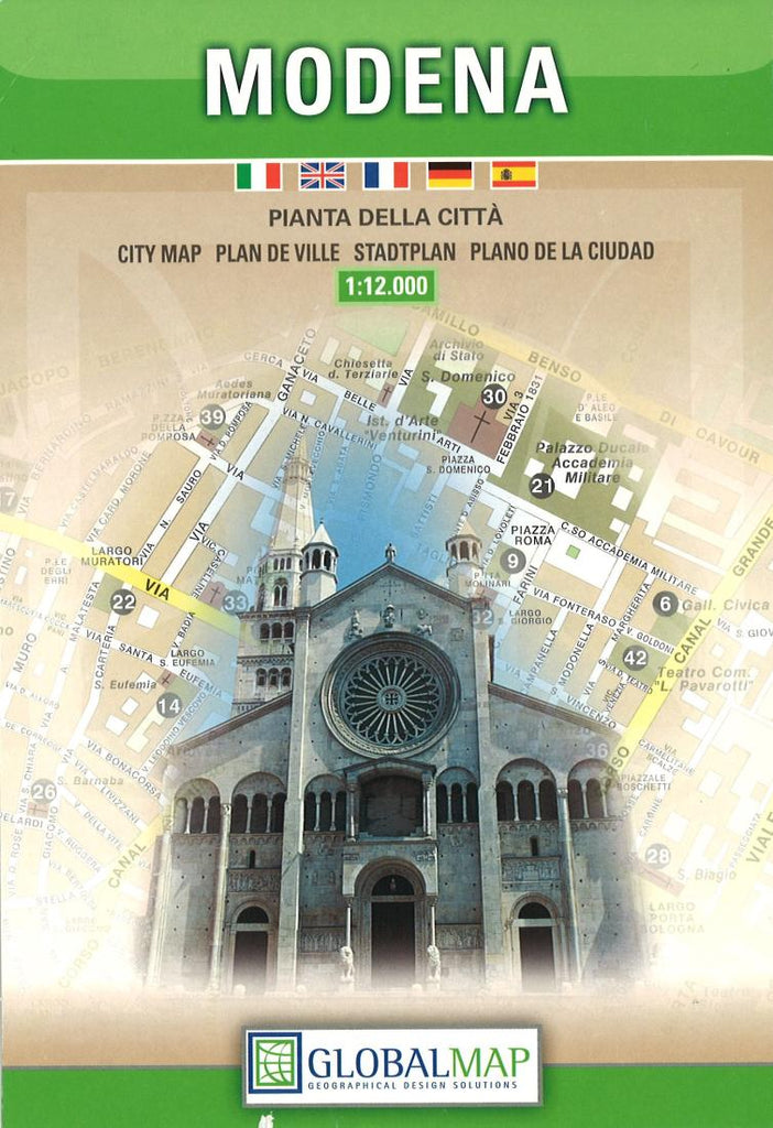 Buy map: Modena, Italy by Litografia Artistica Cartografica ...