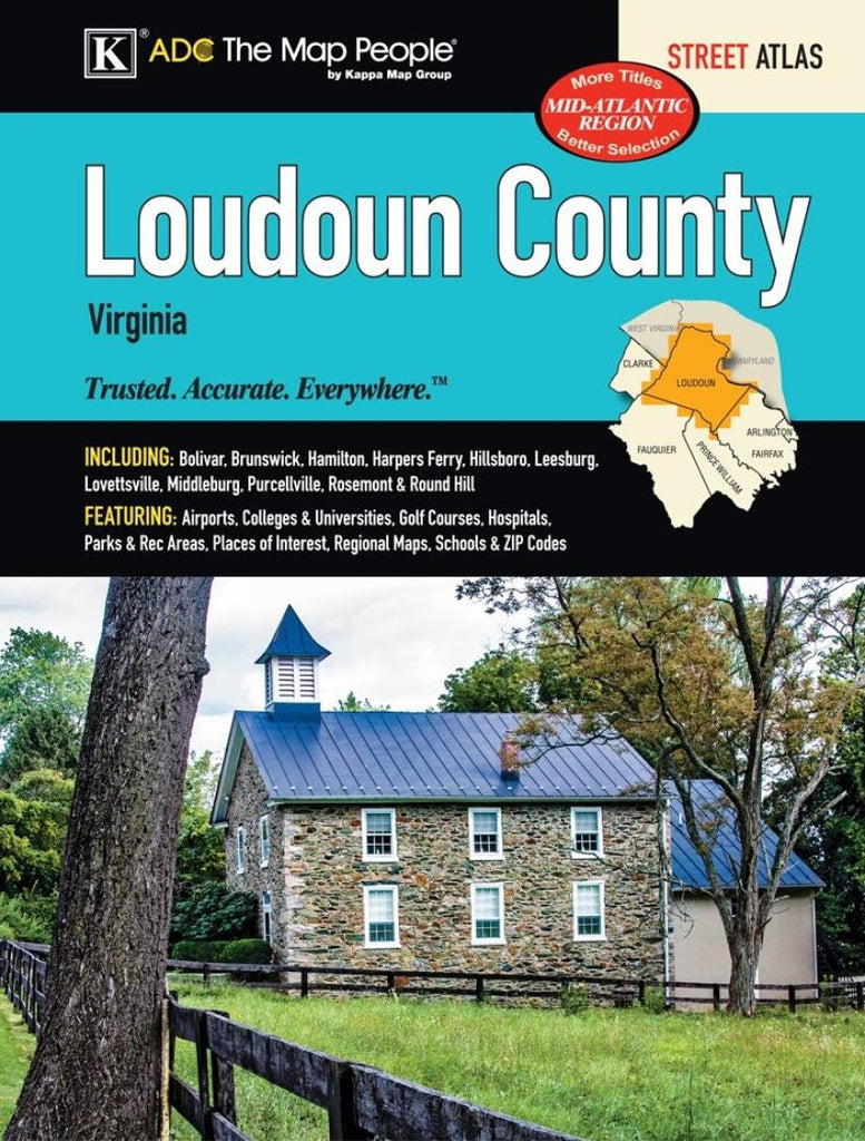 Buy map: Loudoun County, Virginia, Atlas by Kappa Map Group ...