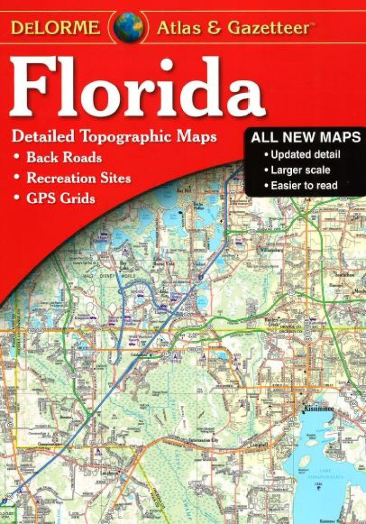Buy map: Florida, Atlas and Gazetteer by DeLorme – YellowMaps Map Store