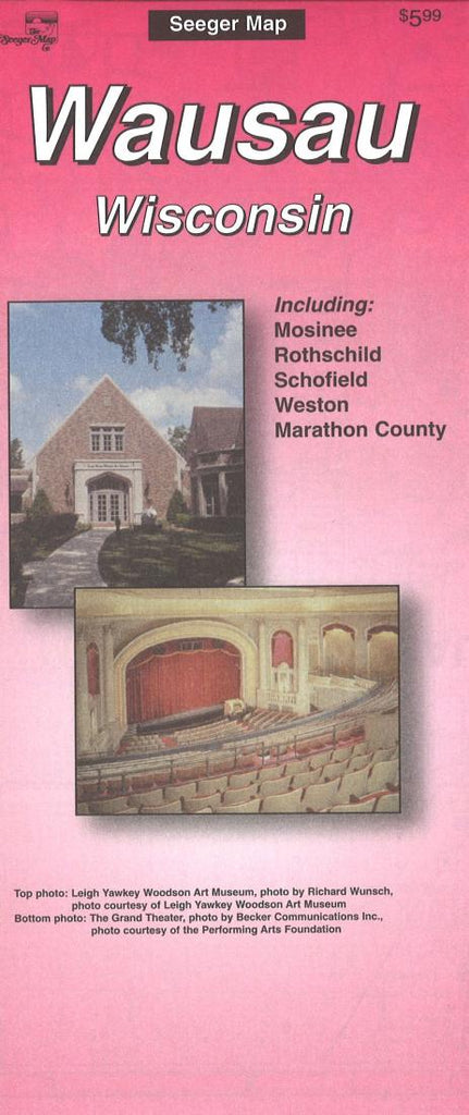 Buy map: Wausau, Wisconsin Street Map by Seeger Map Company ...