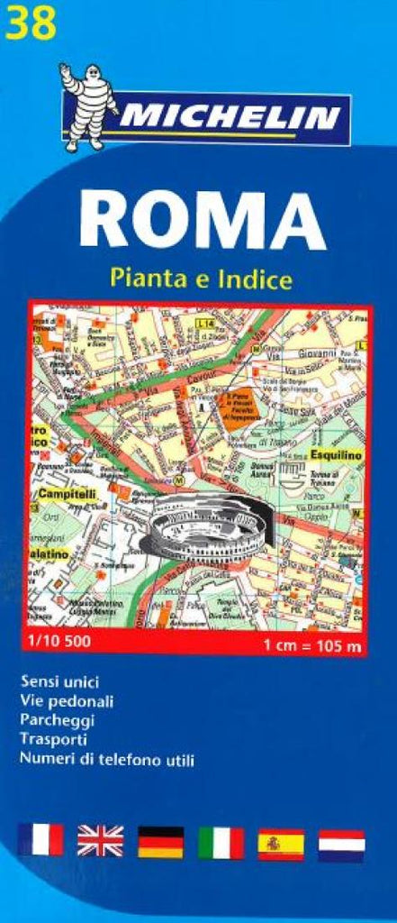 Buy map: Rome, Italy (38) by Michelin Maps and Guides – YellowMaps Map ...