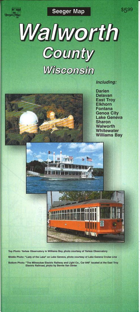 Buy map: Walworth County, Wisconsin by The Seeger Map Company Inc ...