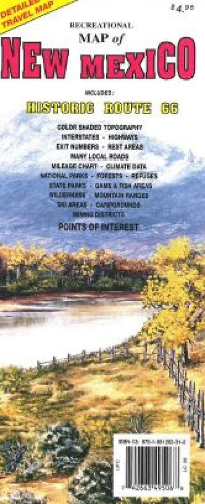 Buy map: New Mexico, Topographic Recreational Map by GTR Mapping ...