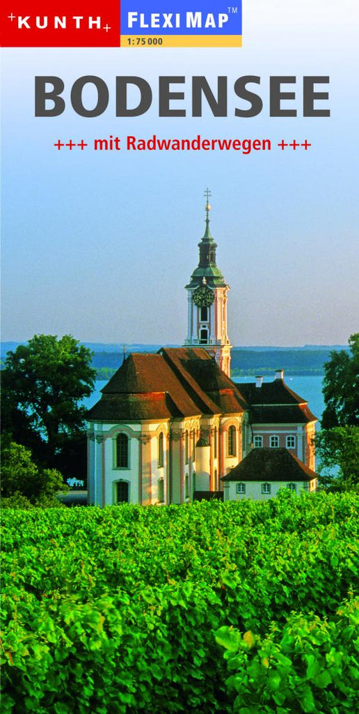 Buy map: Lake Constance (Bodensee), with bike paths by Kunth Verlag ...