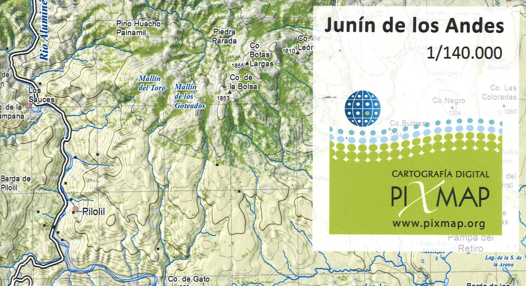 Buy map: Junin de los Andes Topographic Maps – YellowMaps Map Store