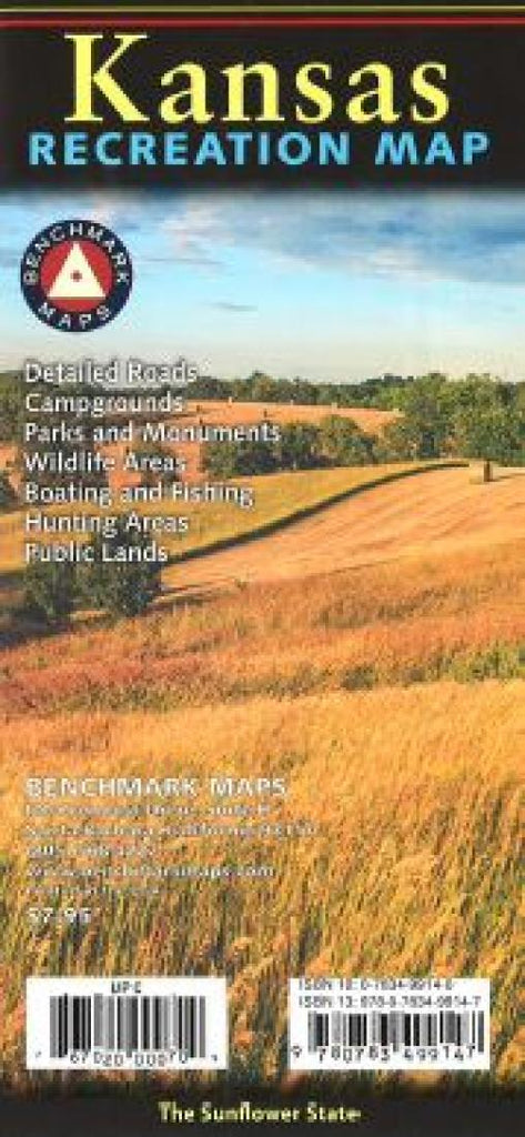 Buy map: Kansas Recreation Map by Benchmark Maps – YellowMaps Map Store