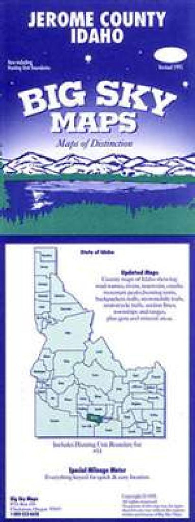 Buy map: Jerome County, Idaho by Big Sky Maps – YellowMaps Map Store
