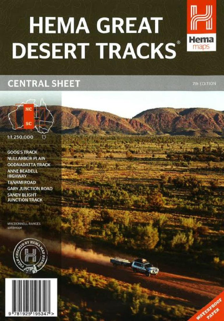 Buy map: Australia, Central Sheet, Great Desert Tracks, 7th edition by ...