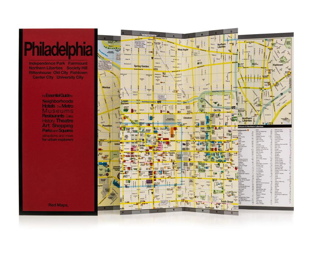 Buy map: Philadelphia, Pennsylvania by Red Maps – YellowMaps Map Store