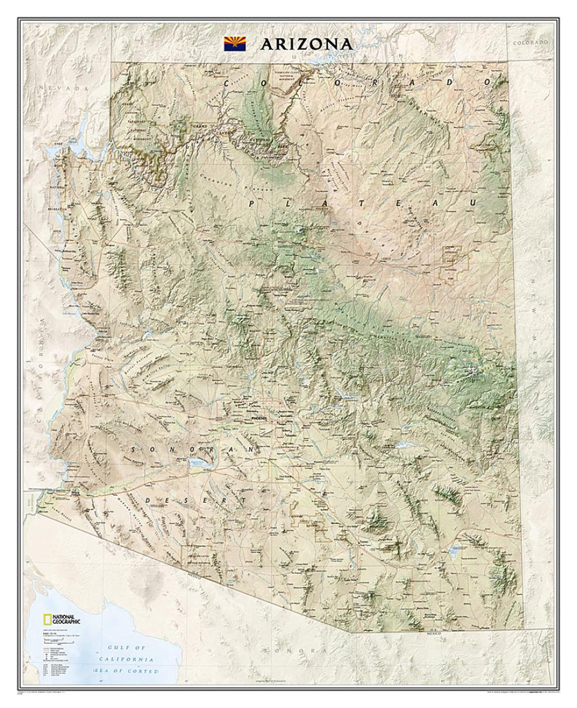 Buy map: Arizona : wall map – YellowMaps Map Store